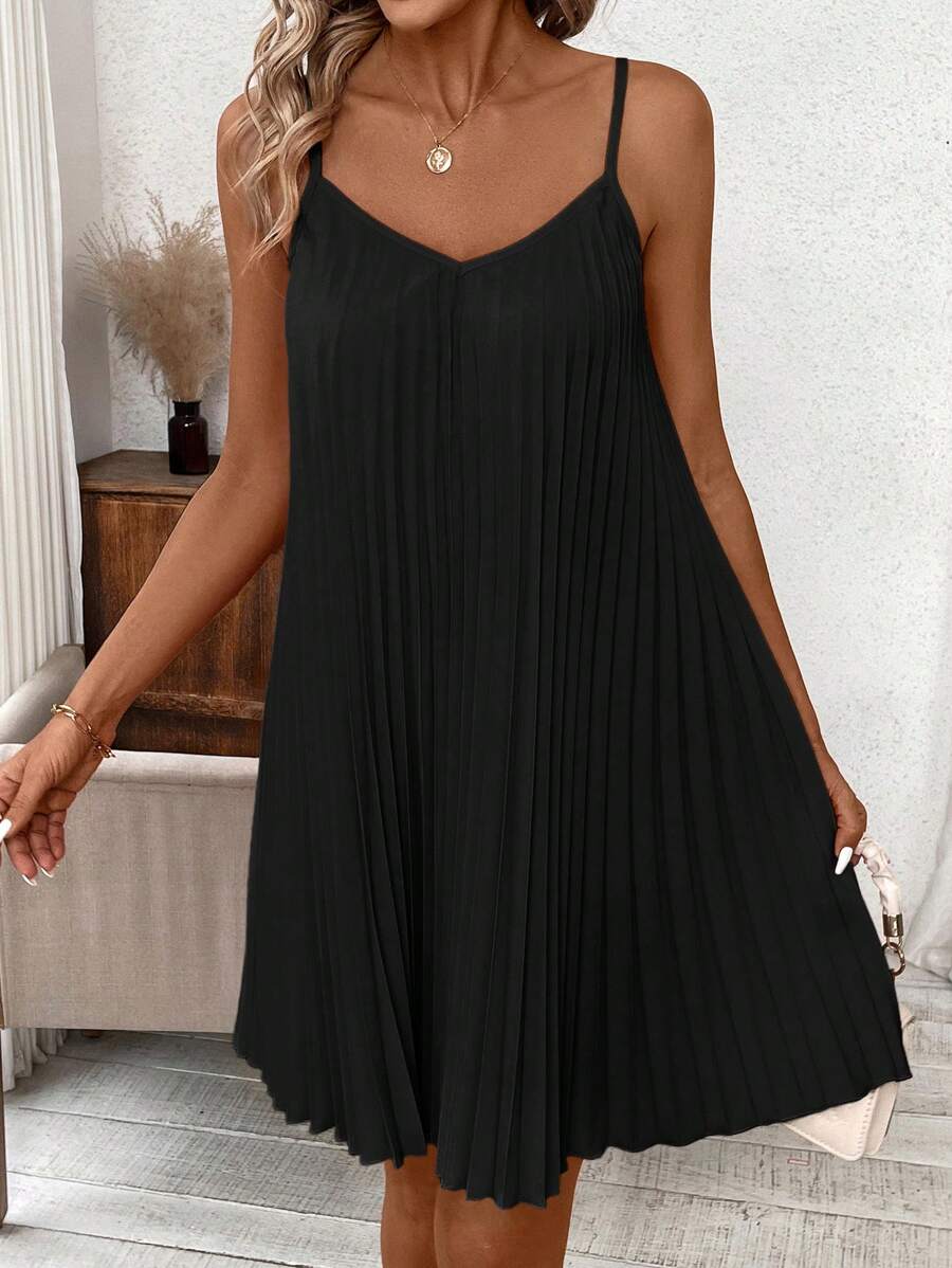 SHEIN Clasi Orange Pleated Strapless Dress Coral Dress Spring Dress ...