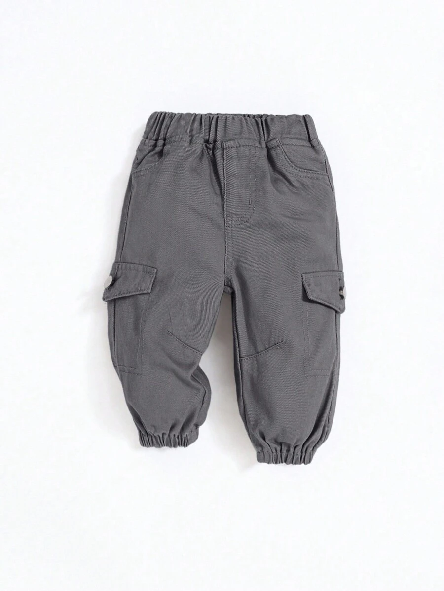 SHEIN Baby Boy Flap Pocket Cargo Jeans | SHEIN USA