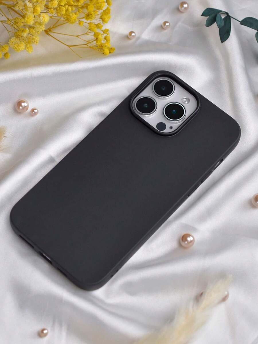 Black Non-Clip Large Hole Matte TPU-Large Hole Matte Material Mobile ...