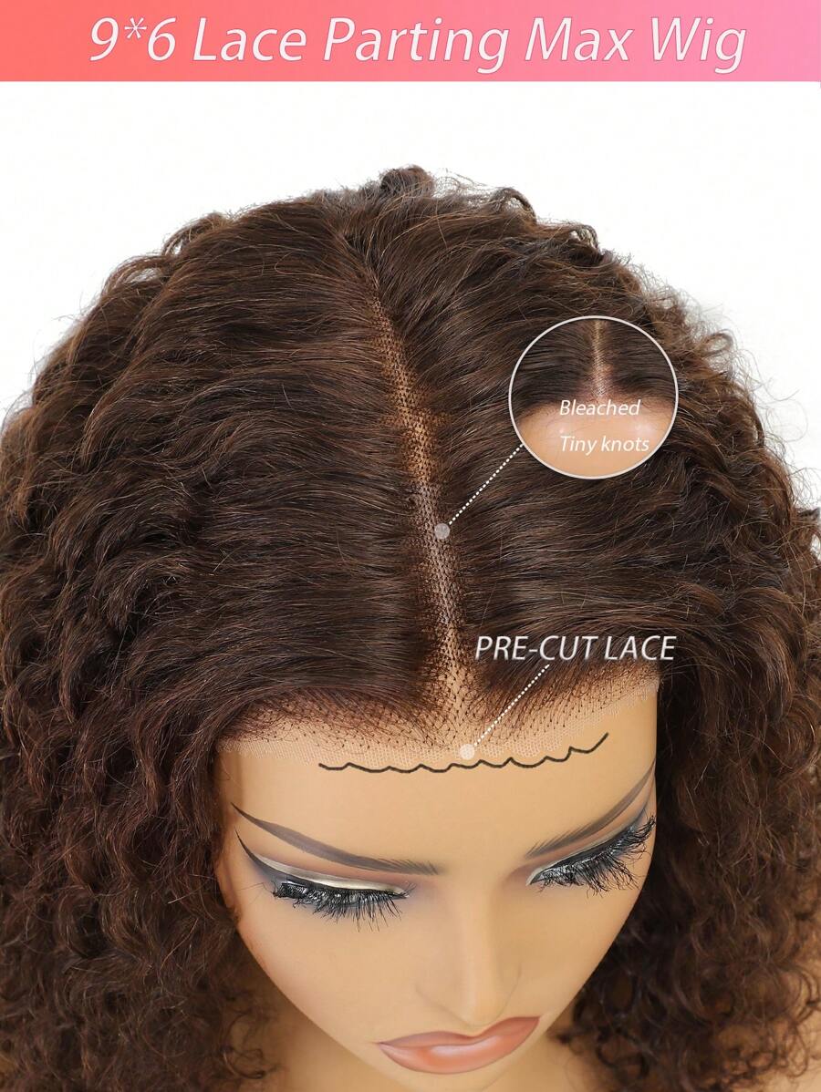 Wear Go Glueless Wigs 9*6 Water Wave Bob Wigs Transparent Lace Closure Human Hair Wigs Ready To ...