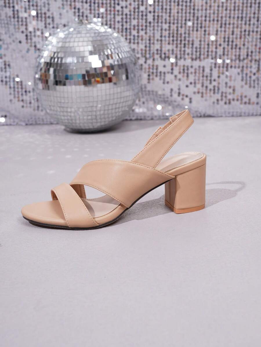 Women's Multi-Strap Low Chunky Heel Sandals With Wide Band And Ankle ...