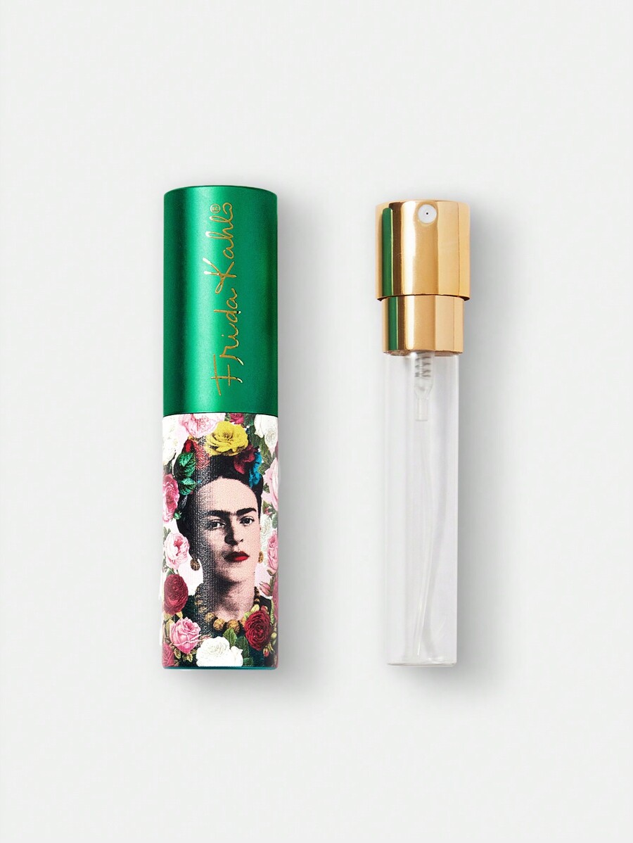 Frida Kahlo X SHEIN Green Floral Print Refillable Travel Spray Bottle ...