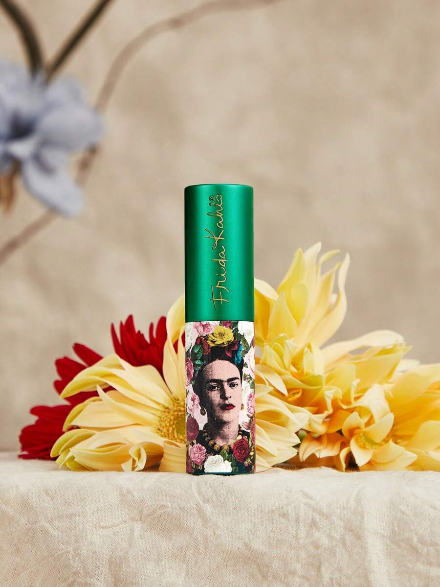 Frida Kahlo X SHEIN Green Floral Print Refillable Travel Spray Bottle ...