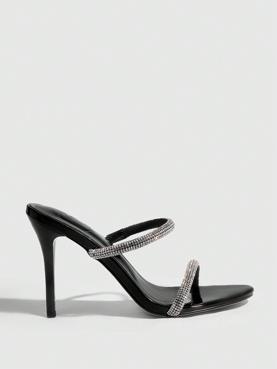 CUCCOO SZL Ladies High-Heeled Sandals With Rhinestone Inlay, New ...