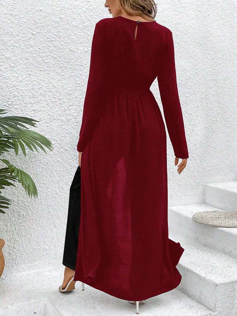 SHEIN Privé Simplicity Meets Elegance: Spring/Summer Women Long Sleeve ...