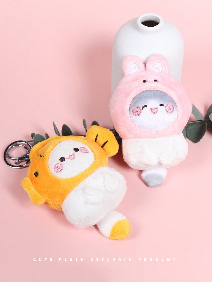 1pc Cartoon Plushie Kawaii Doll Pendant Dolls Plushies Stuffed Animals ...