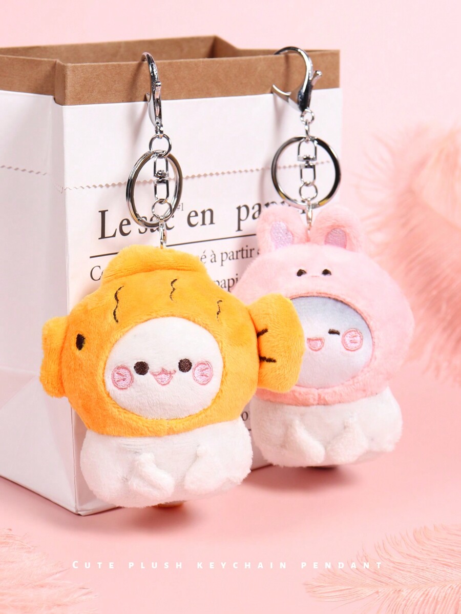 1pc Cartoon Plushie Kawaii Doll Pendant Dolls Plushies Stuffed Animals ...