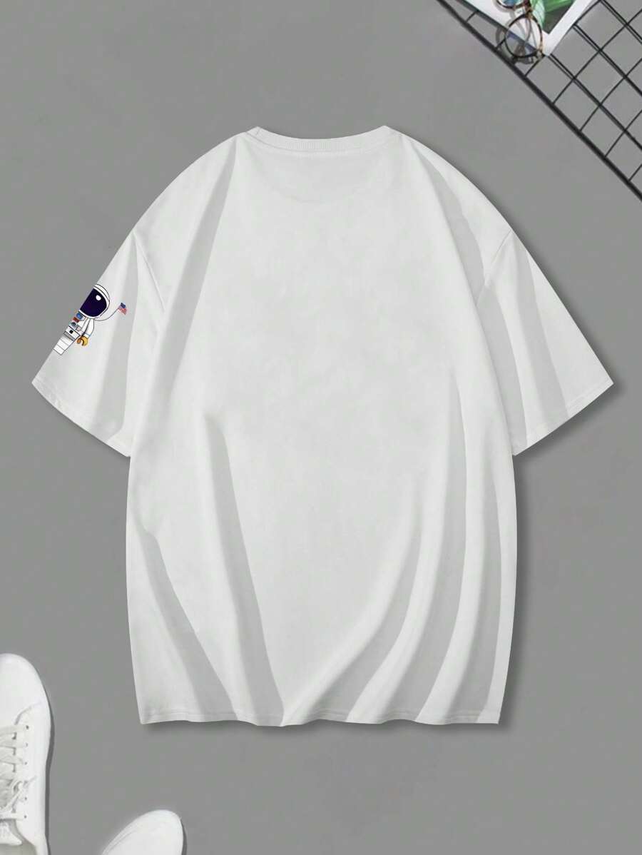 Manfinity Hypemode Camiseta Holgada Para Hombre Con Hombros Caídos Y