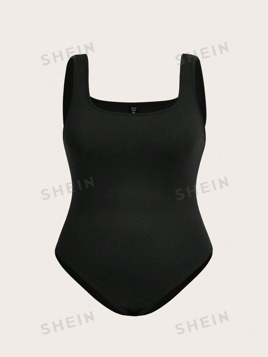 SHEIN EZwear Set de 3 piezas de body informal y simple de talla grande ...