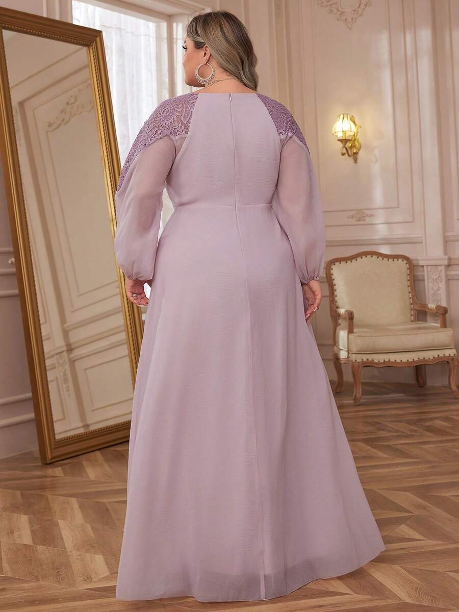 Plus Size Heavy Duty Formal Evening Dress | SHEIN UK