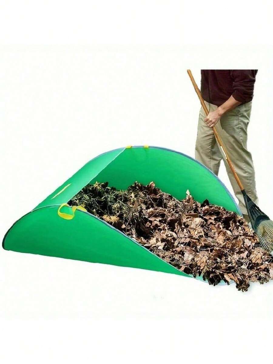[Upgraded Model] Outdoor Gardening Foldable Reusable Leaf Collector Pop ...