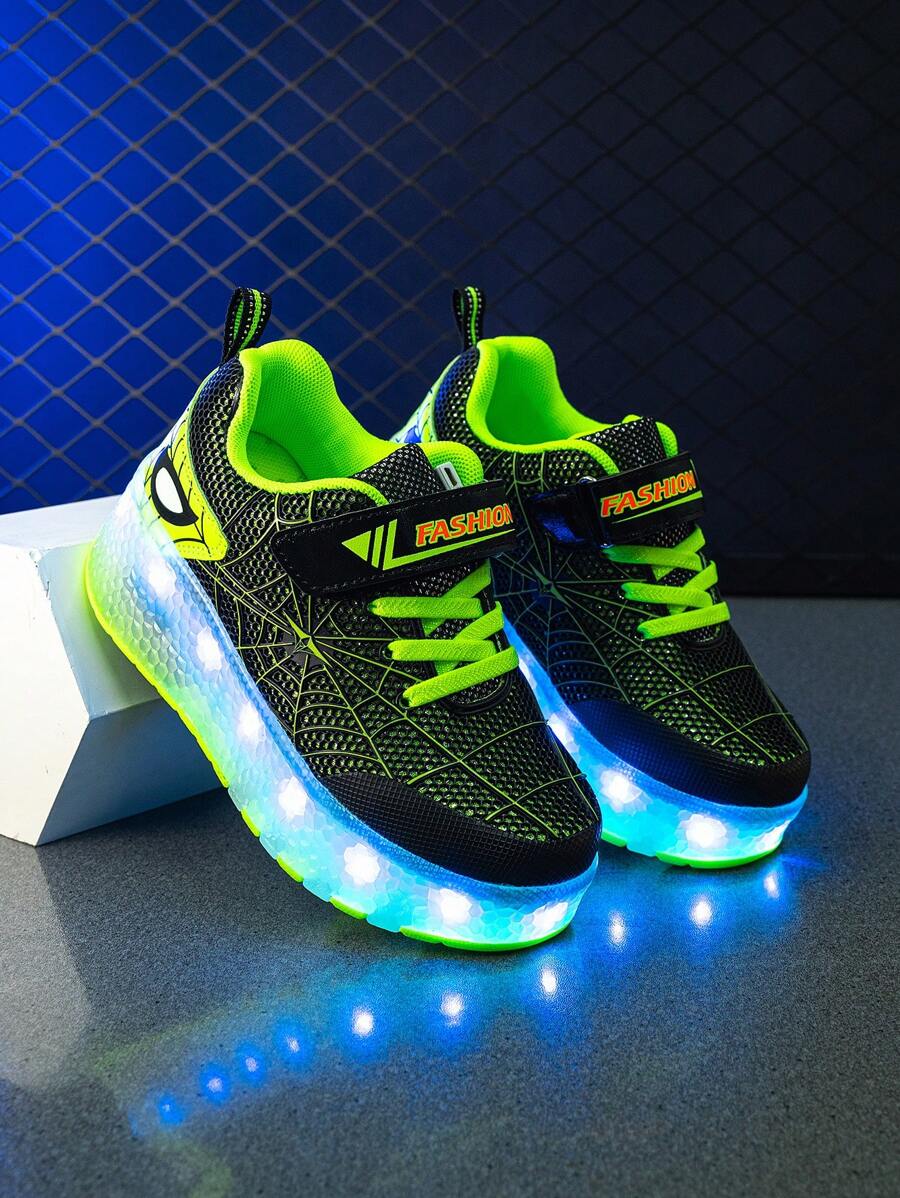 Jungen modische, coole und stabile 4-Rad-Skateschuhe, 12 Modi ...