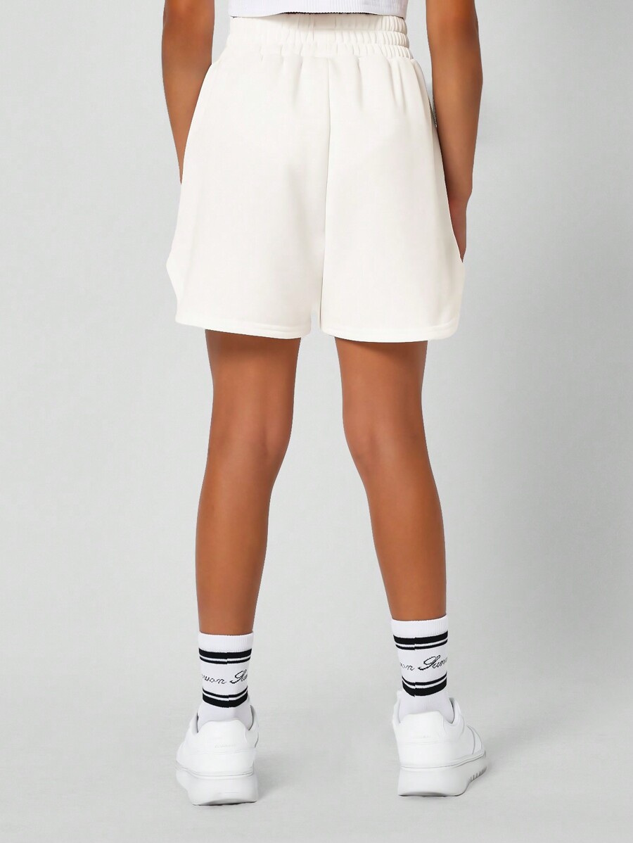 SUMWON Tween Girl Boxer Fit Curve Hem Essential Short Back To School ...