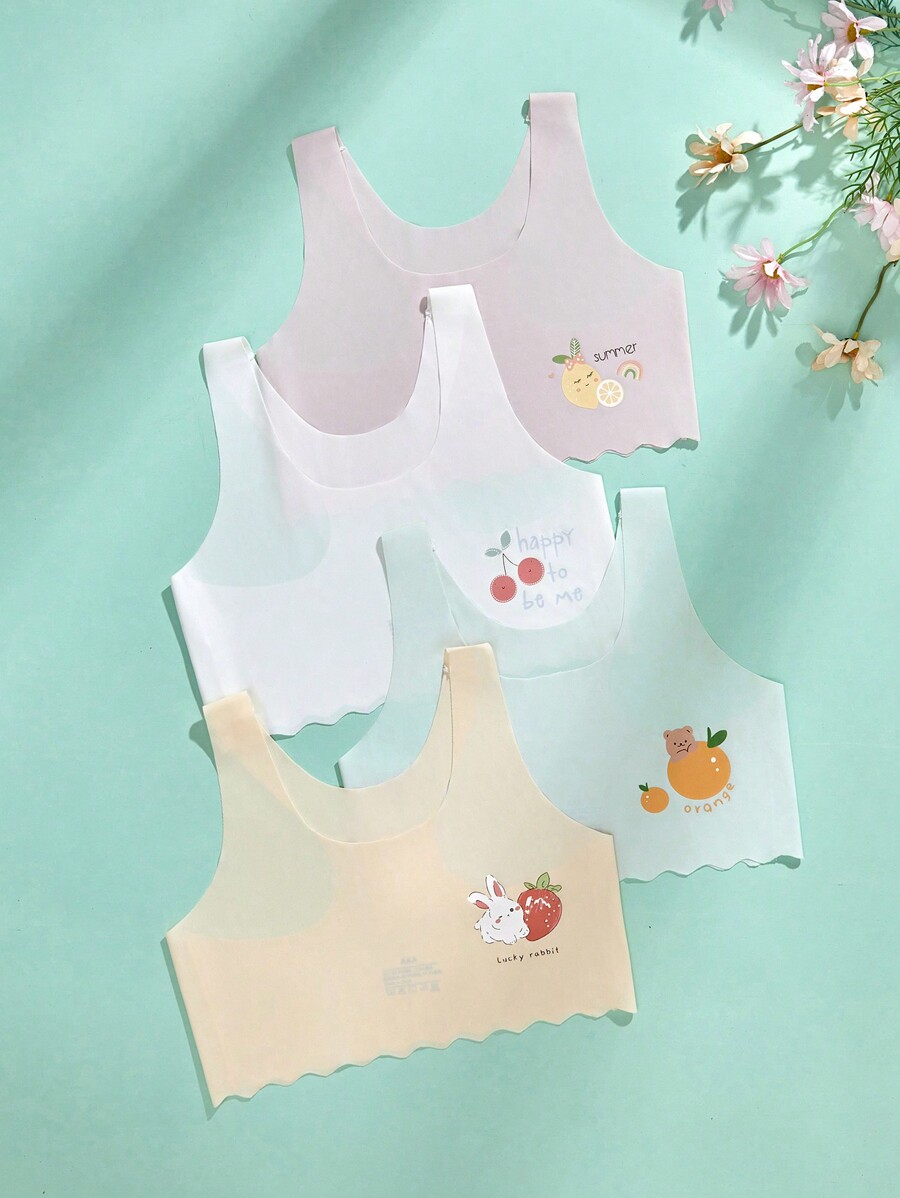 Ropa interior con estampado de dibujos animados para niñas ...