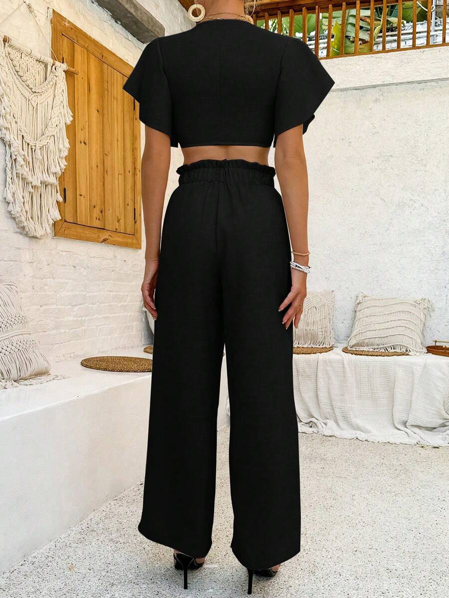 SHEIN Frenchy Conjunto de duas peças para férias em que se inclui ...