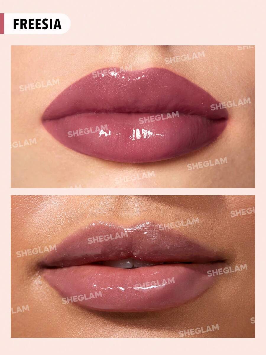 SHEGLAM Power Bouquet Lip Gloss -Freesia Shiny Tinted Moisturizing Lip ...