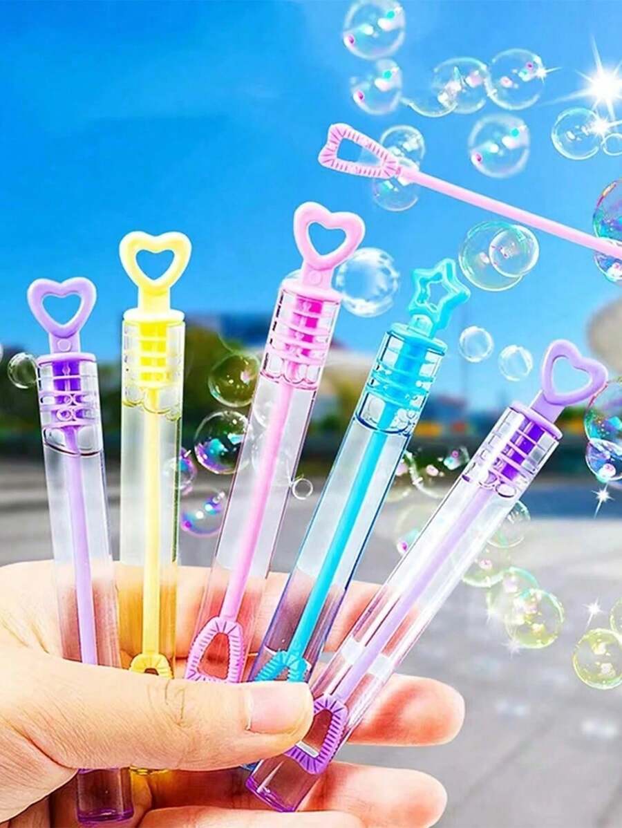 Random Color Mini Bubble Wand, Portable Test Tube, Bubble Solution, And ...