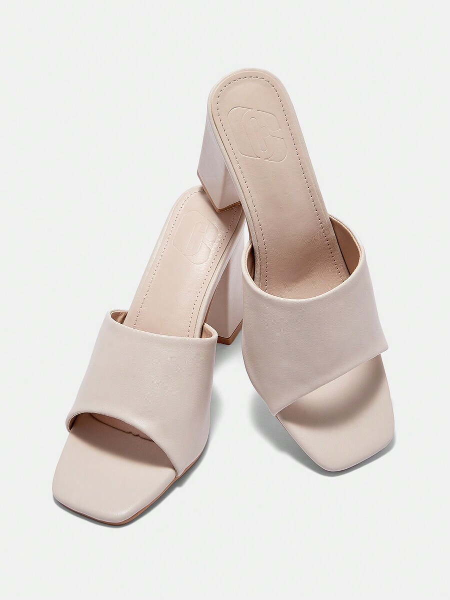 CUCCOO BIZCHIC Women Solid Color High Heel Sandals, Suitable For Daily ...