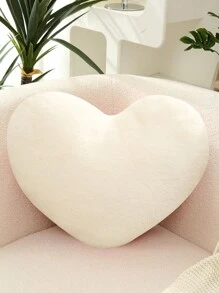1pc Heart-Shaped Throw Pillow, Suitable For School Bedding, Dorm Decor ...