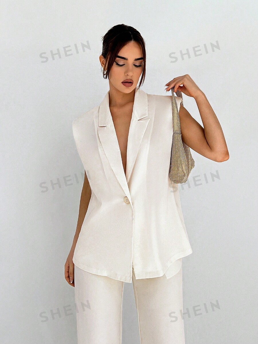 SHEIN Aloruh Women's Spring And Summer Old Money Office Siren Elegant ...