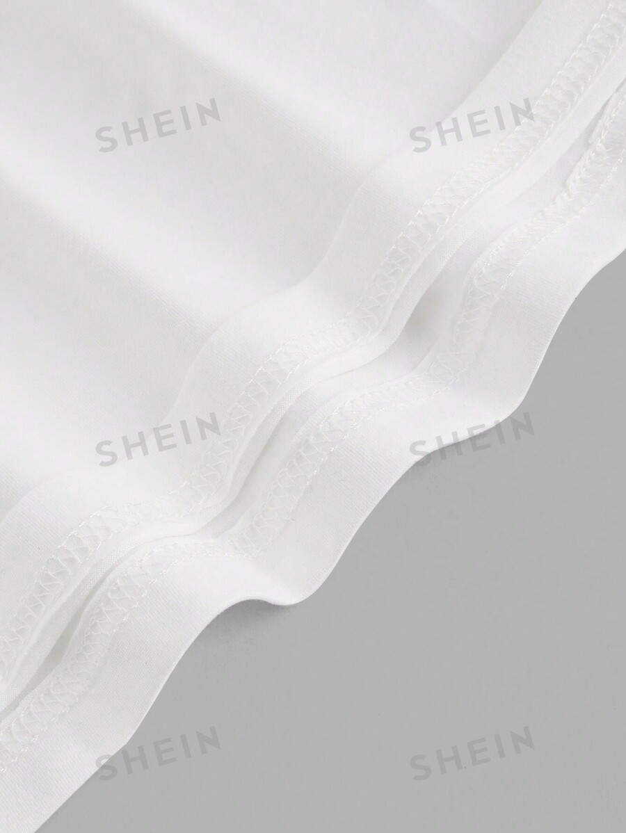 SHEIN Slayr Casual Minimalist 2024 Paris Eiffel Tower Print Tank Top ...