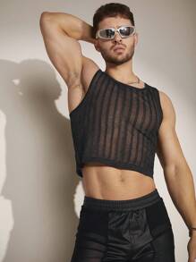 Manfinity Fever City Manfinity Fever City Men's Pride Graphic Crop Top ...