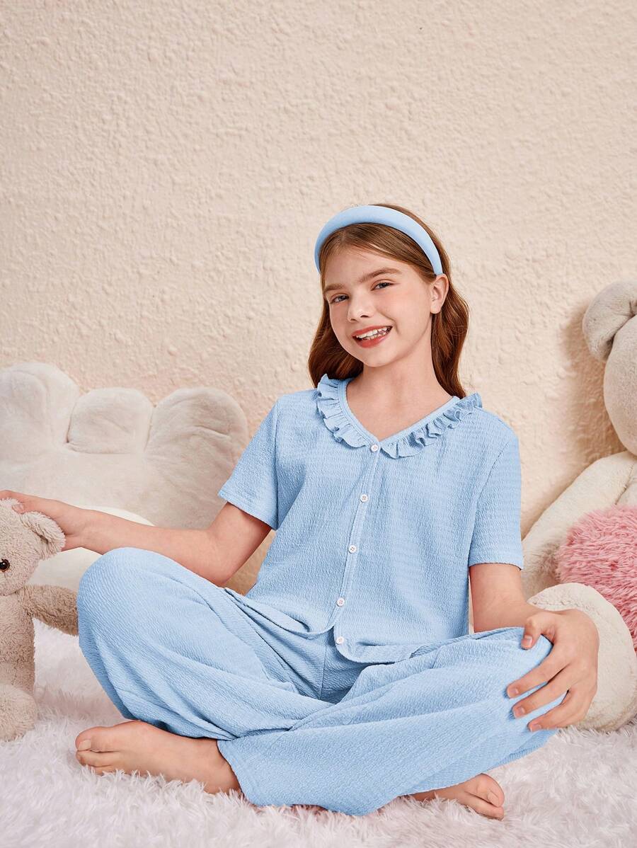 SHEIN Conjunto de ropa casual para niña preadolescente con suéter de ...