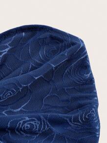 SHEIN ICON Spring Twist Front Split Hem Tube Pink Top | SHEIN USA