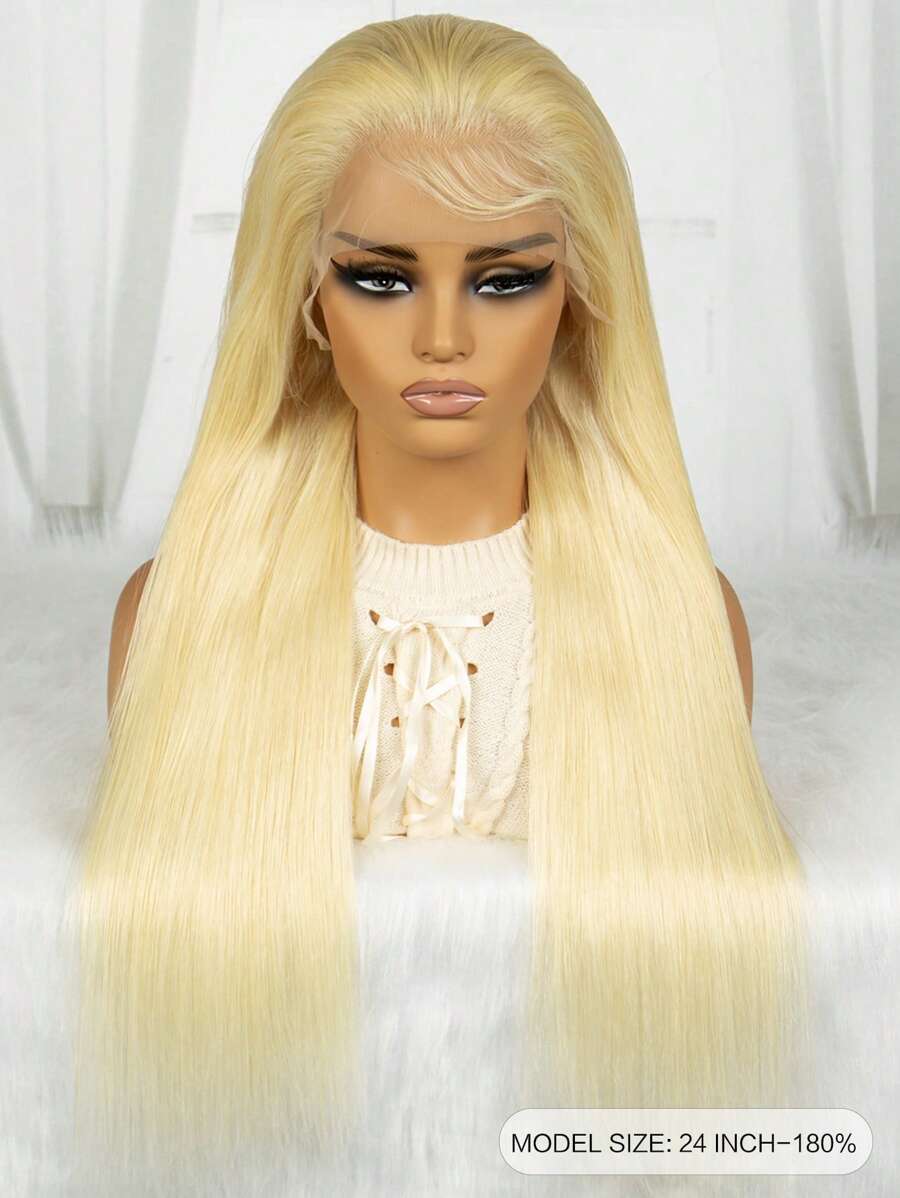 Long Length Lace Wig Human Hair 13x4 Frontal Lace Wig 613 Lace Front ...