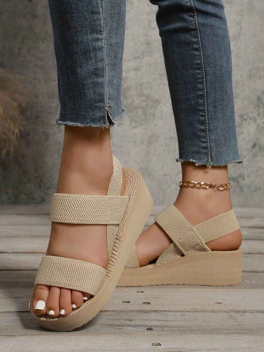 Women's Summer Platform Wedge Sandals With Thick Soles And High Heels ...