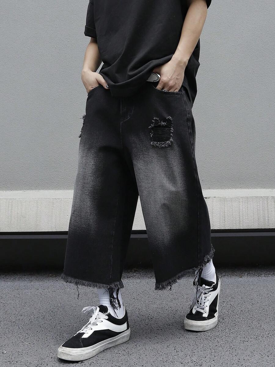 Manfinity EMRG Men's Loose Fit Casual Jeans With Pocket Insertion And ...