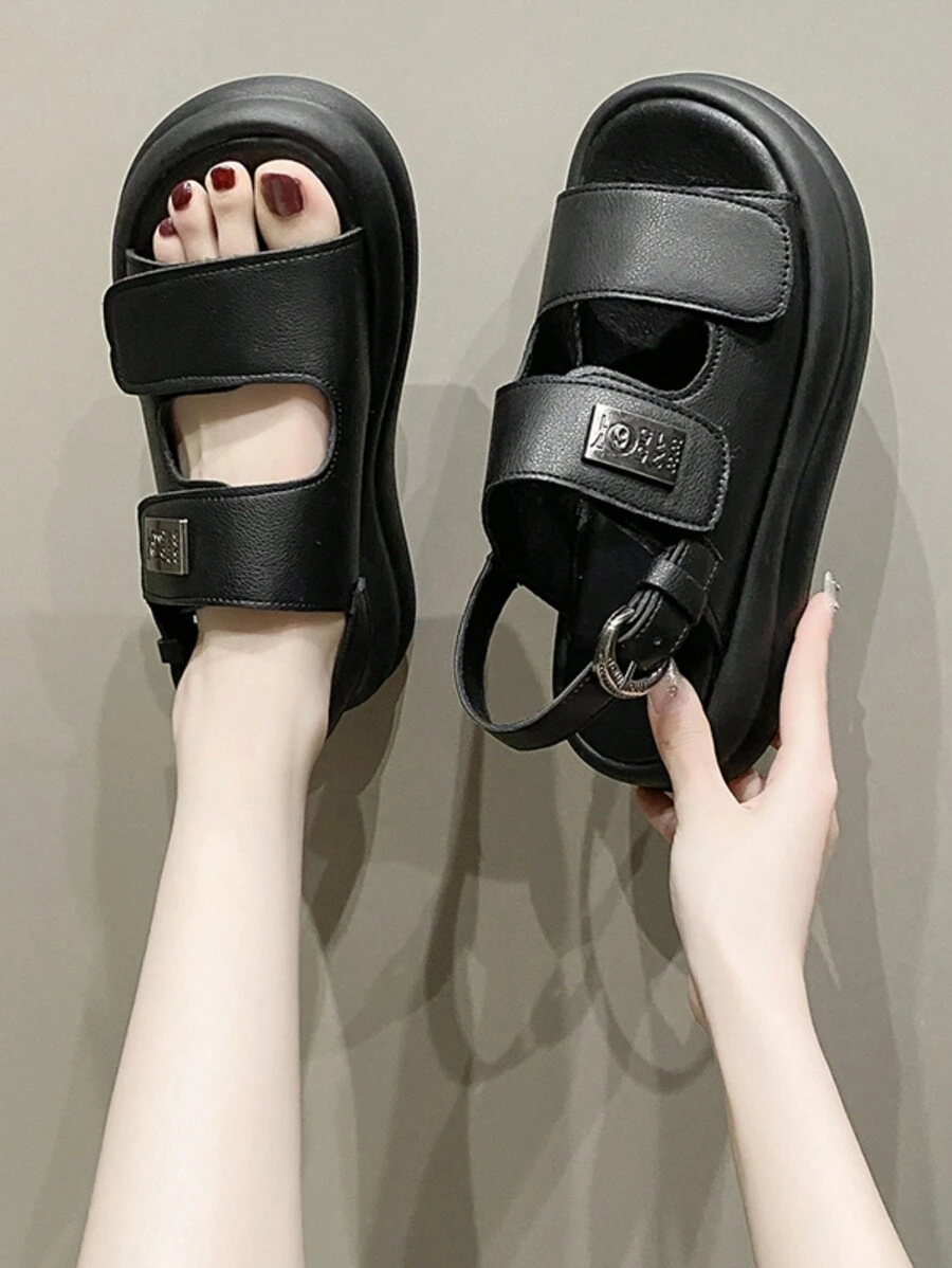 Summer 2024 Women's Soft-Sole Sandals, Versatile Thick Platform ...