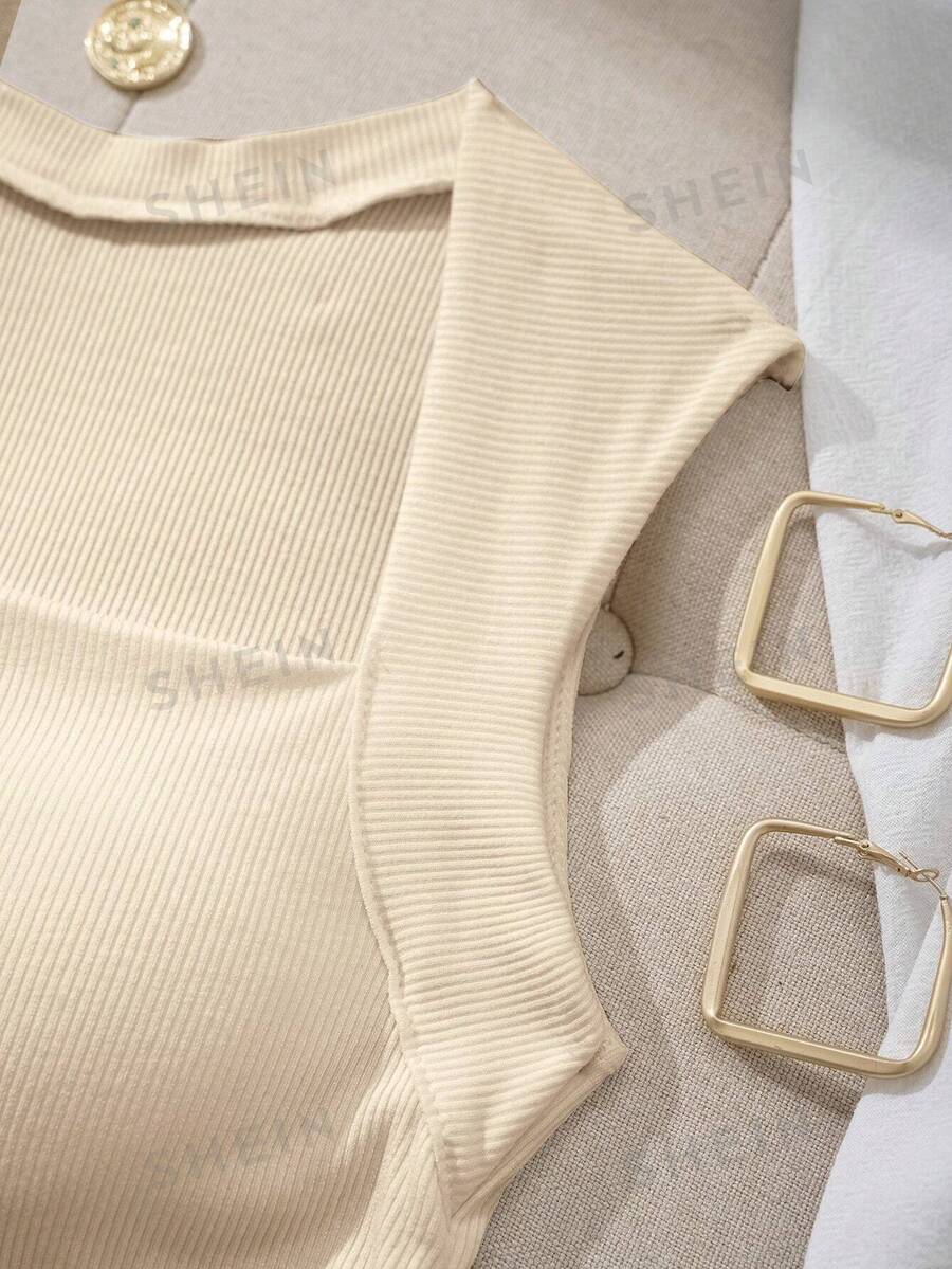 SHEIN EZwear 3pcs/Pack Padded Square Neck Bra-Free Slim-Fit Women's ...