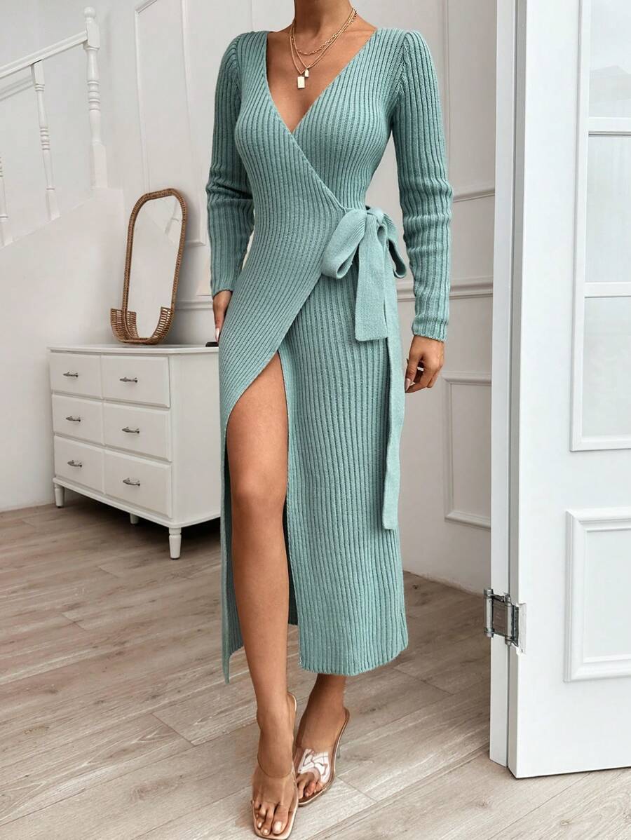 SHEIN Sexy And Elegant Bodycon Dress For Women With High Elasticity And ...