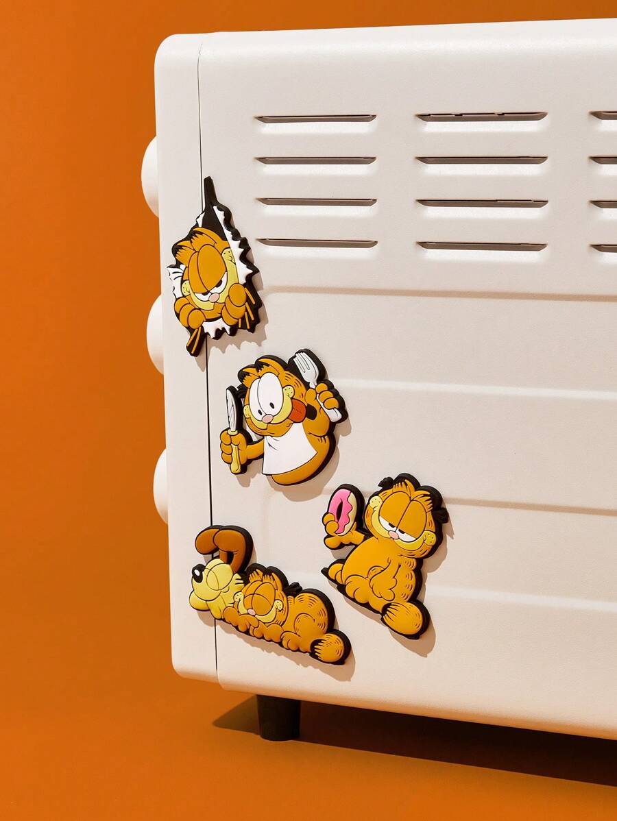 GARFIELD X SHEIN Cartoon Pattern Refrigerator Magnets Set Of 4 for Sale ...