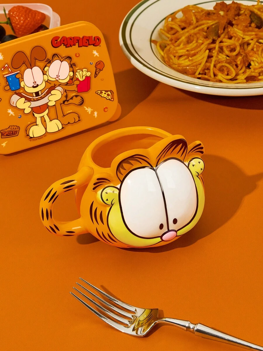GARFIELD X SHEIN 380ml Cartoon Cat Ceramic Mug for Sale New Zealand ...