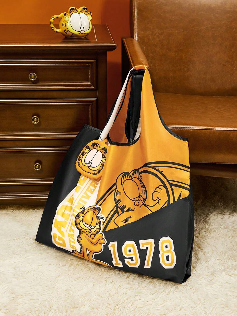 GARFIELD X SHEIN Cartoon Letter Printed -Friendly RPET Foldable ...