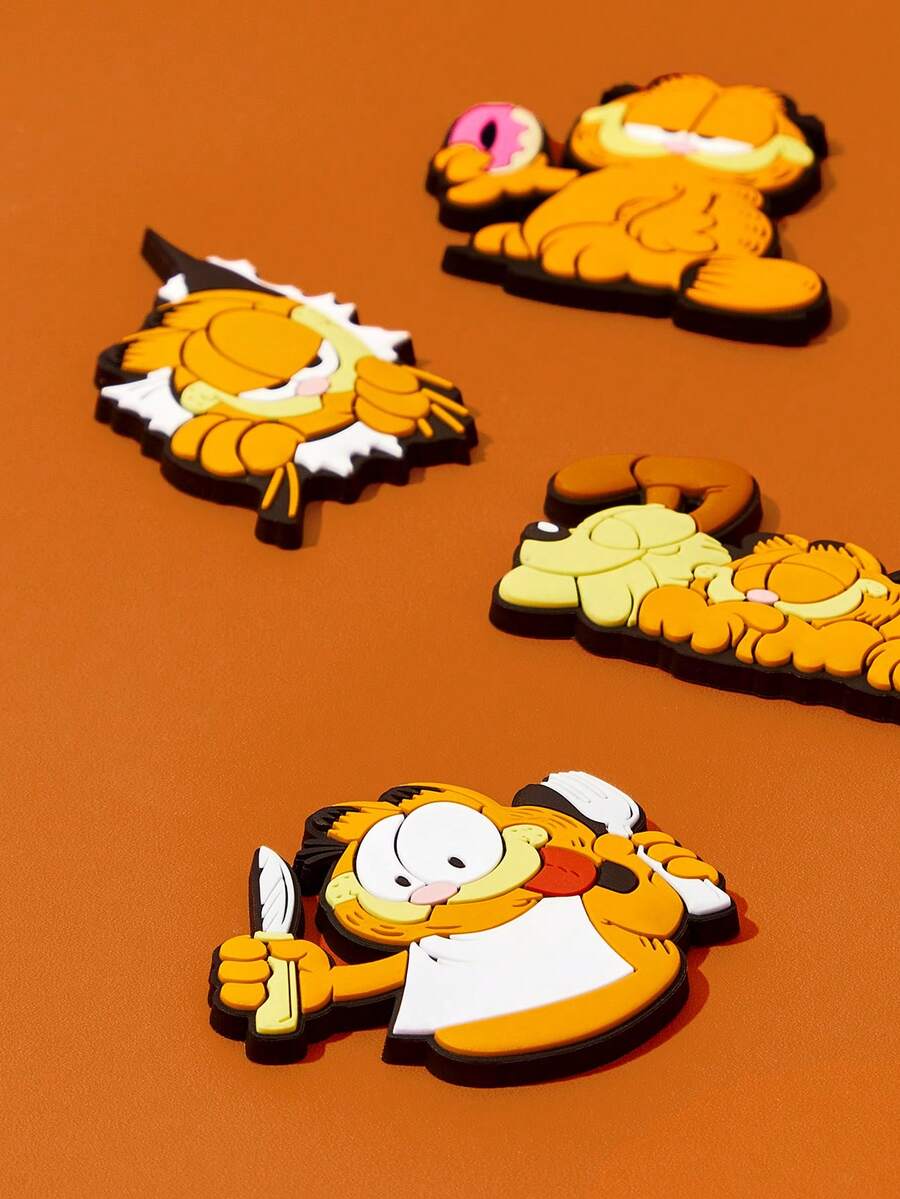 GARFIELD X SHEIN Cartoon Pattern Refrigerator Magnets Set Of 4 for Sale ...