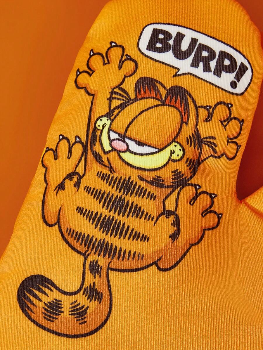 GARFIELD X SHEIN Cartoon Letter Pattern Heat Insulation Glove (Single ...
