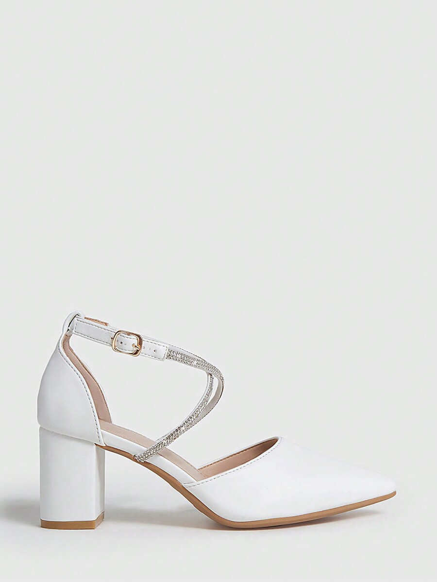 CUCCOO CHICEST Women's Shoes Valentine Days Day Point Toe Chunky ...