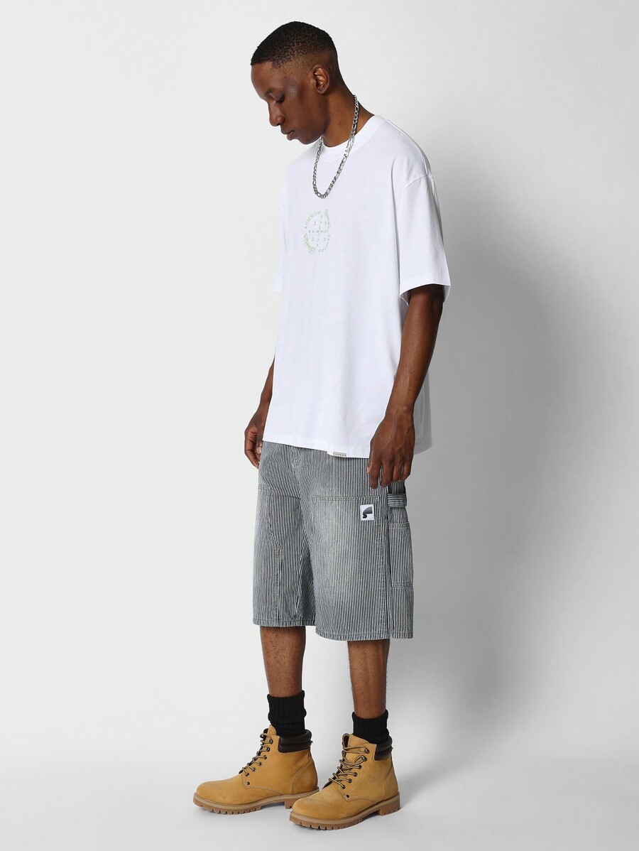 SUMWON Playera con bordado delantero y trasero | Moda de Mujer | SHEIN ...