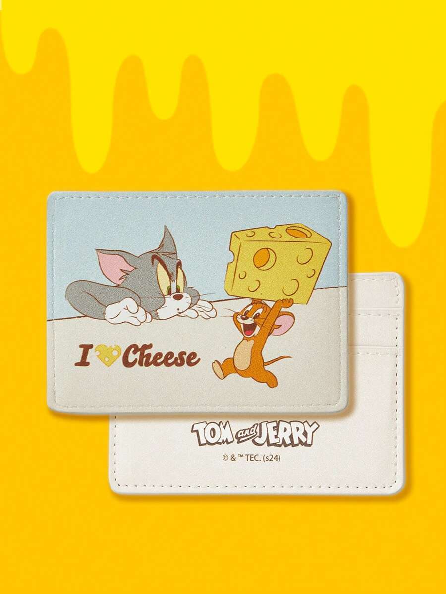 TOM & JERRY X SHEIN Cartoon Tom, Jerry, Chess And Slogan Printed Mini ...