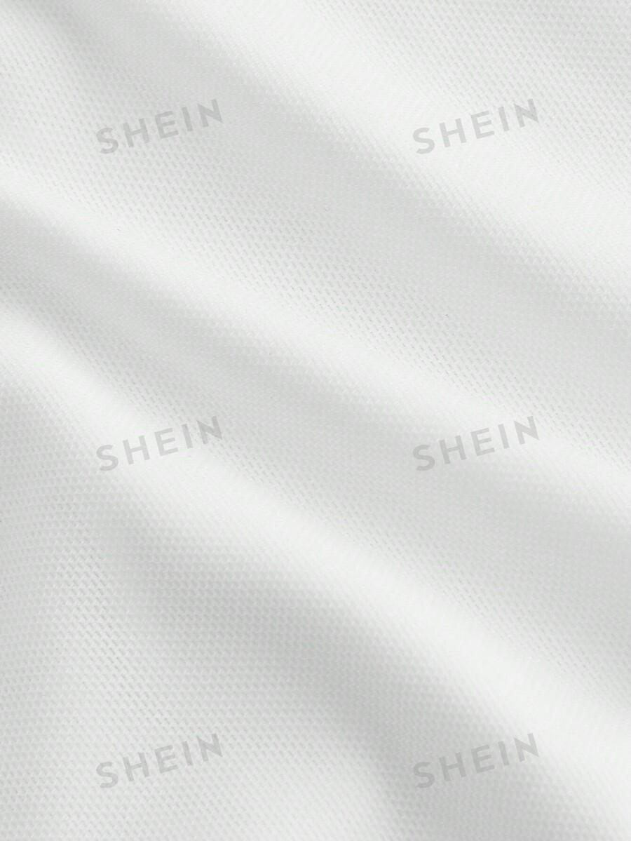 SHEIN MOD White One Shoulder Structured Top With Ruffle And Streamer ...