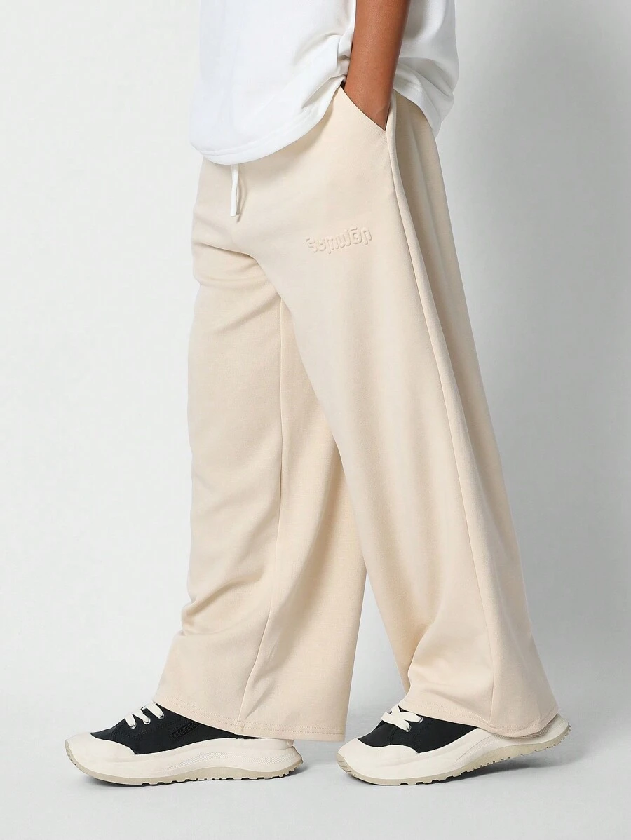 SUMWON Tween Girls Loose Fit Essential Jogger With Logo Embossing Back ...