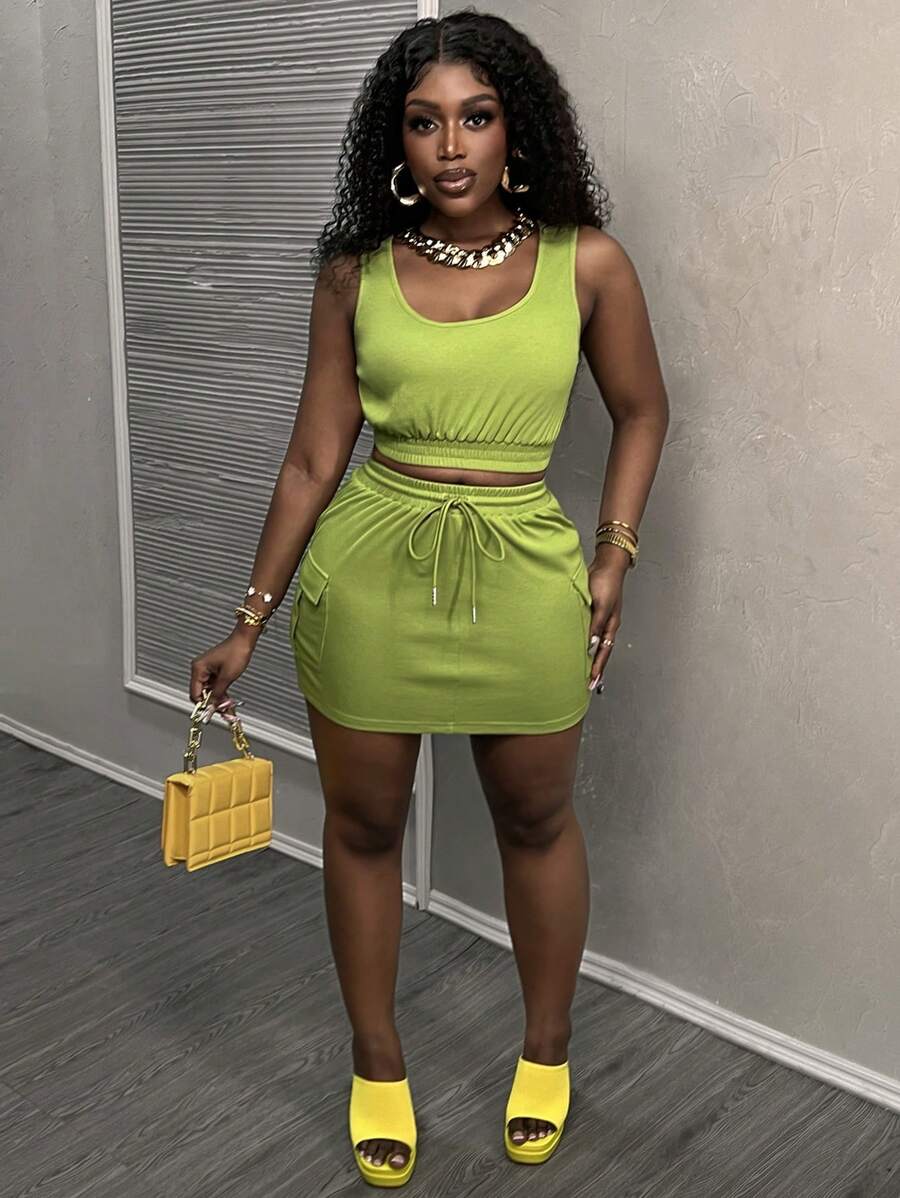 Slaydiva New Casual Street Style Sleeveless Round Neck Vest With ...