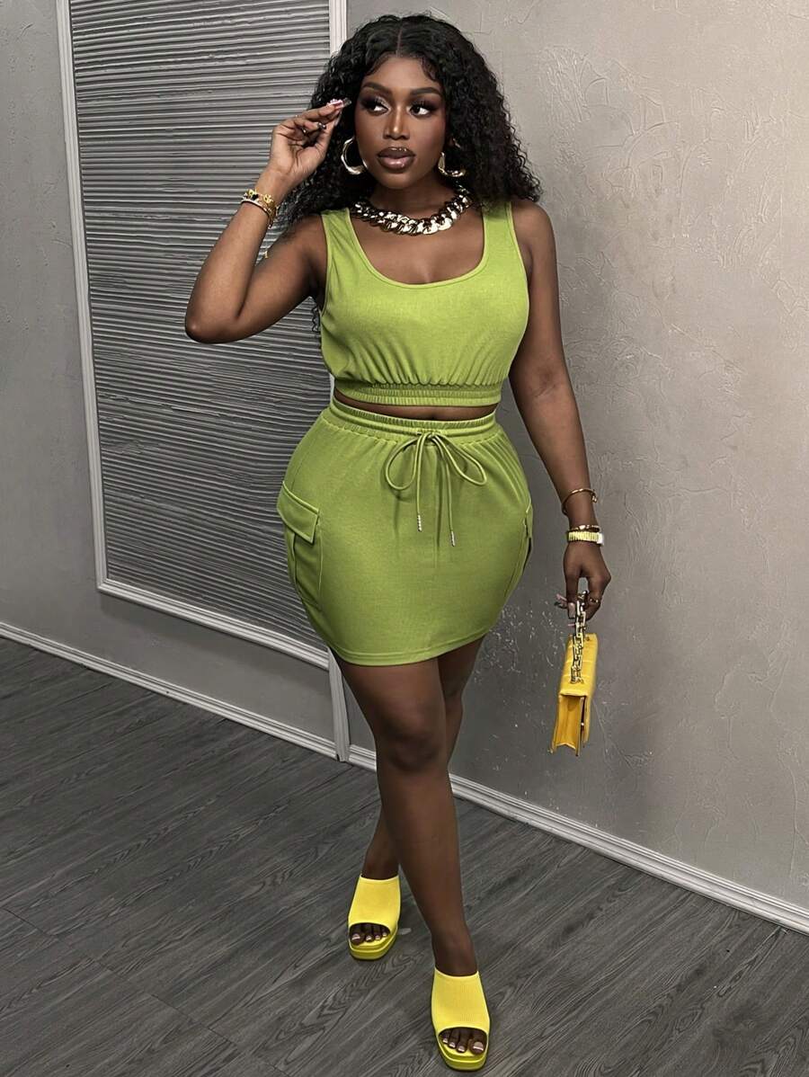 Slaydiva New Casual Street Style Sleeveless Round Neck Vest With ...