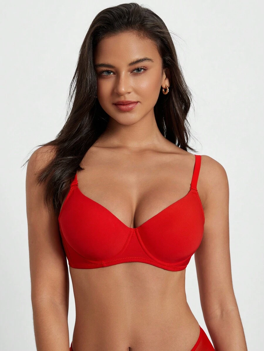 Solid Underwire Bra | SHEIN USA