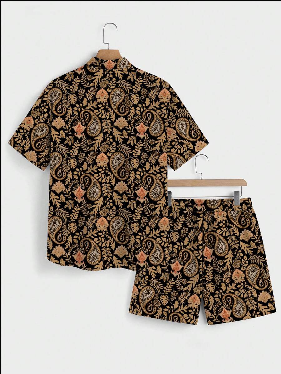 Manfinity RSRT Manfinity RSRT Men's Stylish Printed Short Sleeve Shirt ...