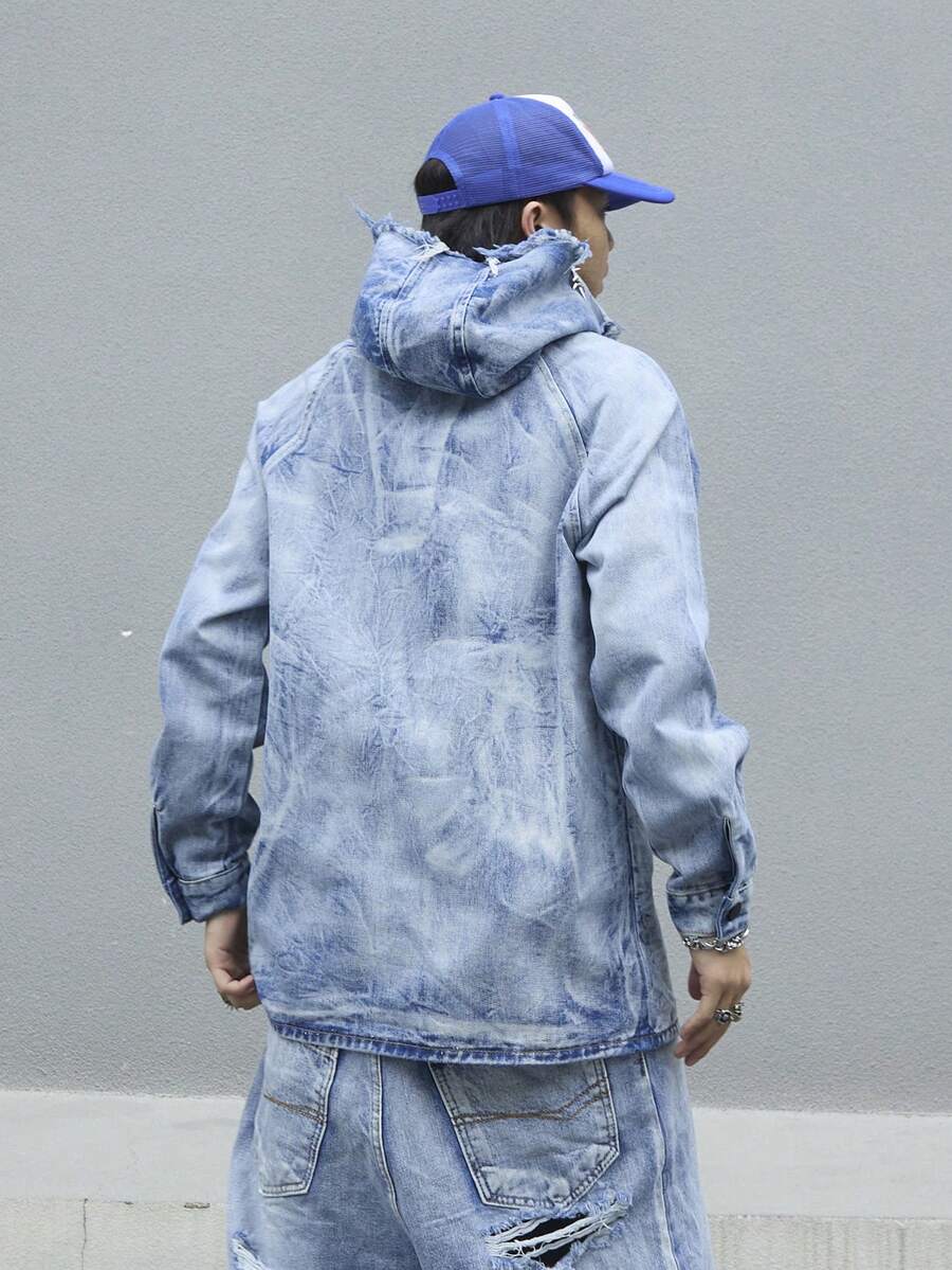 Manfinity EMRG Men Spring And Autumn Shoulder Inserted Long Sleeve ...