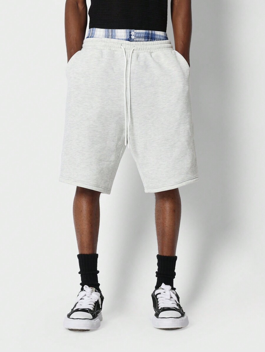 SUMWON Double Waistband Jorts | SHEIN EUR